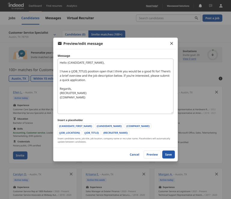 Indeed Matching Technology: Connect Instantly with Matched Candidates