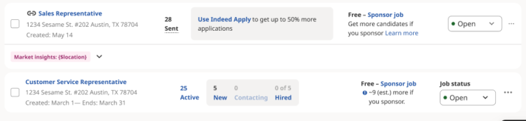 How To Manage Multiple Open Job Reqs With Indeed