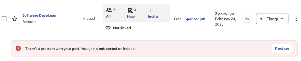 Why Was My Job Flagged? Indeed Job Posting Requirements Guide