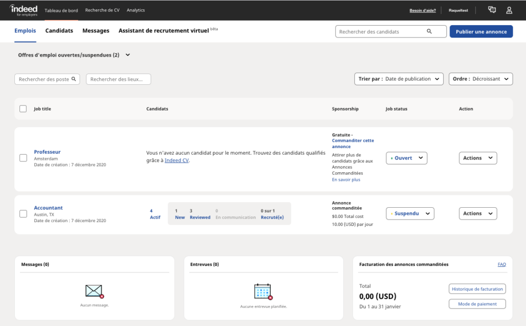 Guide d'intégration : publier une offre d'emploi attrayante sur Indeed