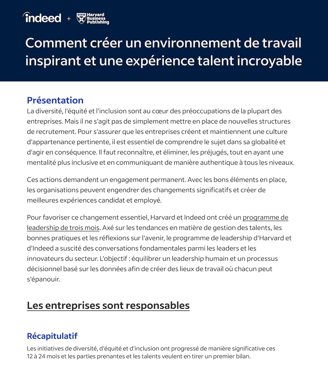 Comment créer un environnement de travail inspirant et une expérience talent incroyable