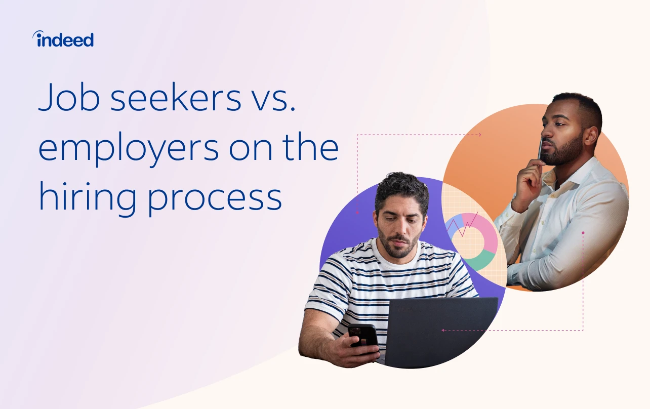 Job Seekers vs. Employers: Hiring Process Infographic