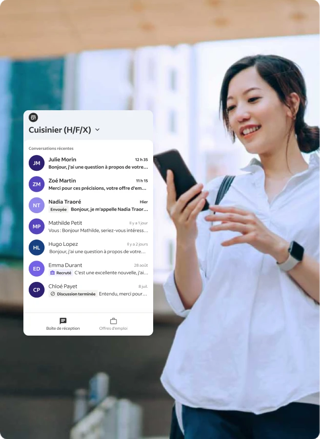 Application Indeed Connect Entreprises